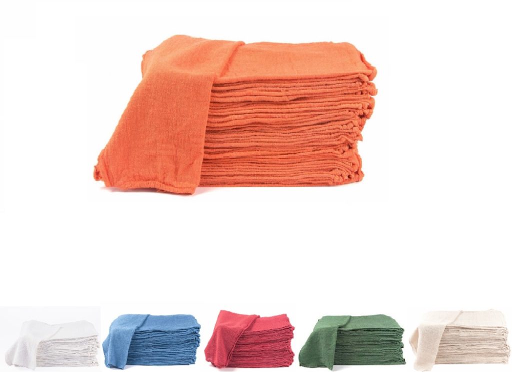 Red Shop Towels / Mechanics Rags / Shop Rag / Oil Change Rag – General ...